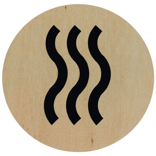 RFID Wooden ESP Symbols (Set of 5), ISO15693 | Illuminati Magic