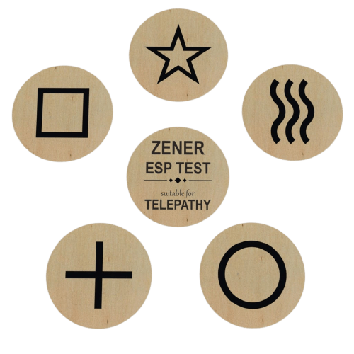RFID Wooden ESP Symbols (Set of 5), ISO15693 | Illuminati Magic